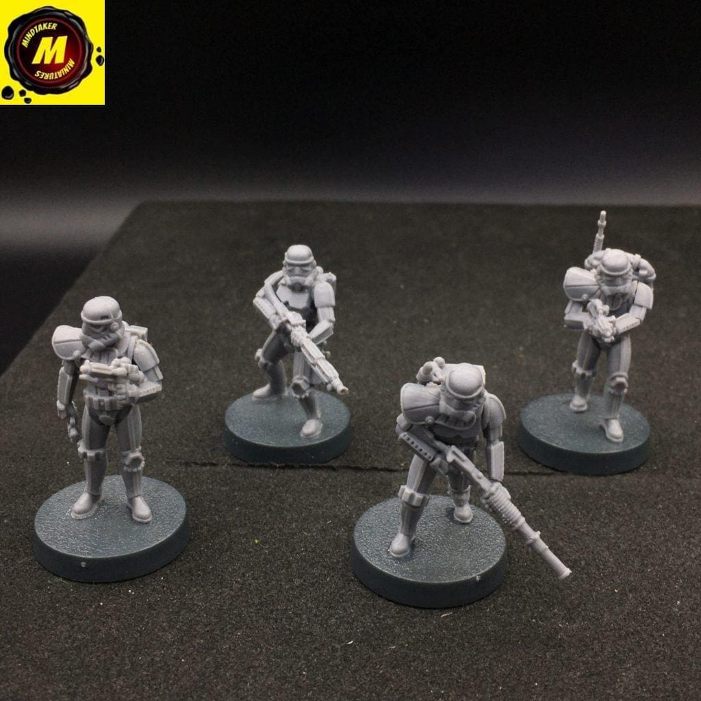 Stormtrooper Upgrade (X4) - # 63733 - Mindtaker Miniatures