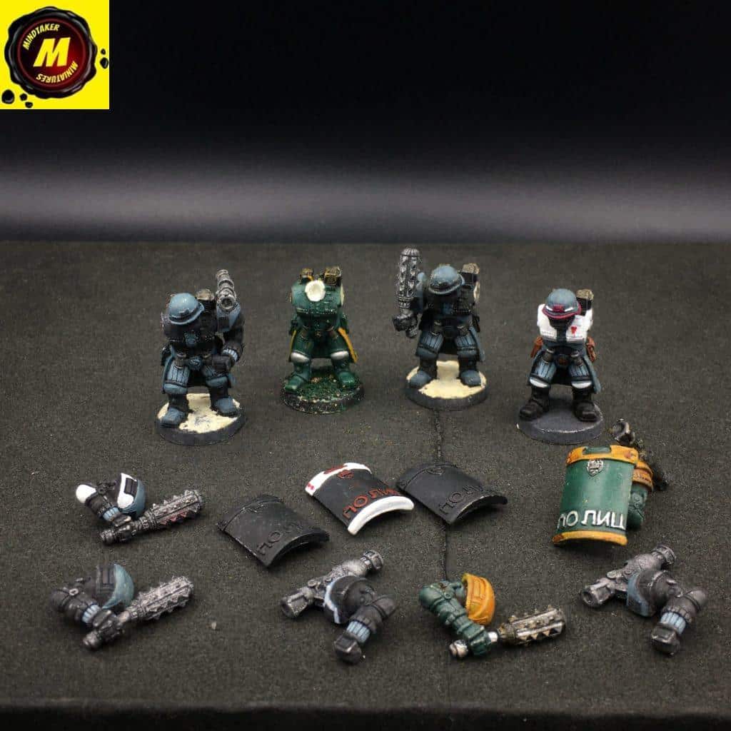 Riot Politz (x4) #3244 - #73106 - Mindtaker Miniatures
