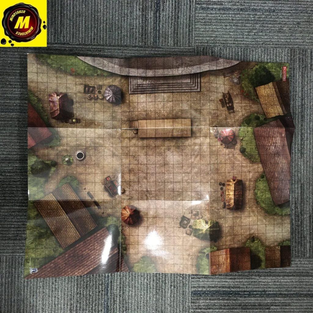 Pathfinder Flip-Mat: Town Square (PZO31010) - #78483 - Mindtaker Miniatures