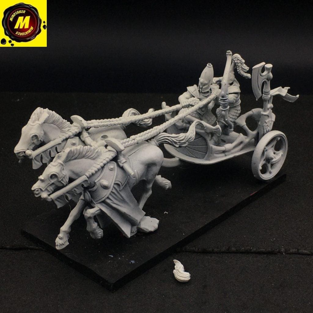 White Lion Chariot - #80798 - Mindtaker Miniatures