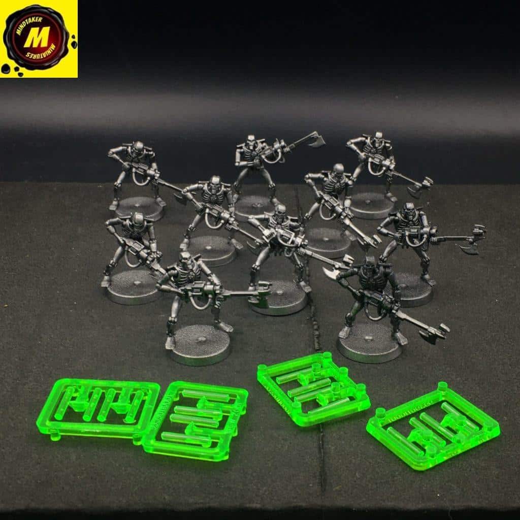 Necron Warriors (x10) 3 - #81390 - Mindtaker Miniatures