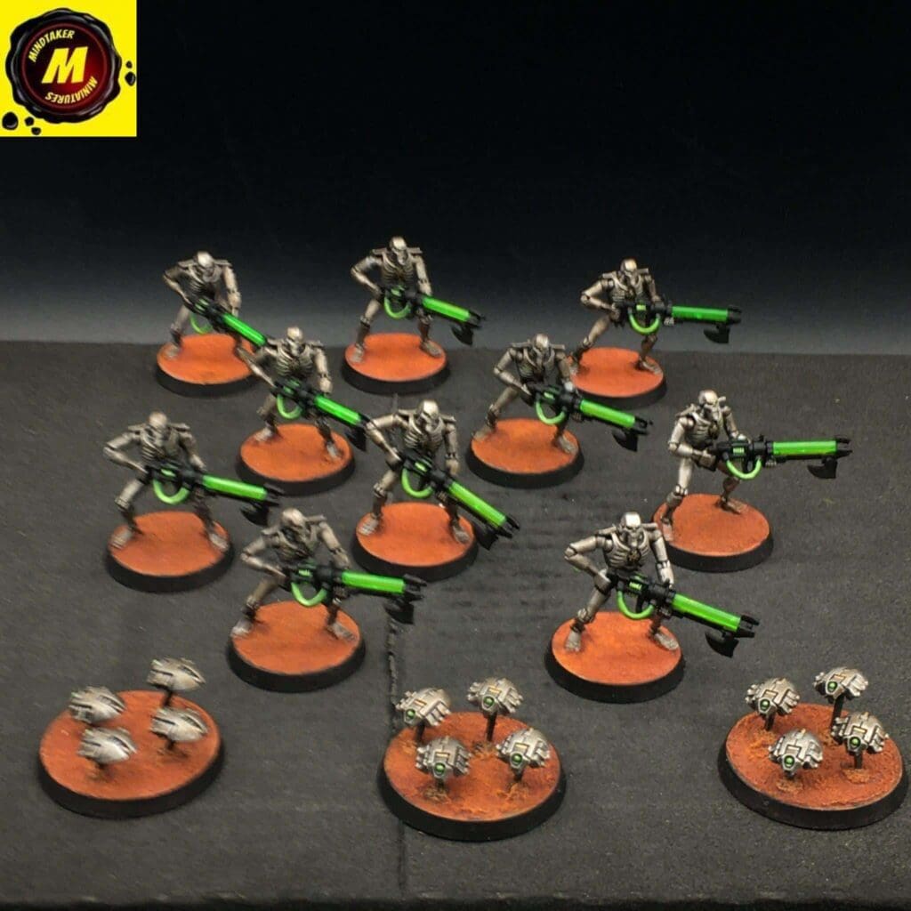 Necron Warriors (x10+3) - #88279 - Mindtaker Miniatures