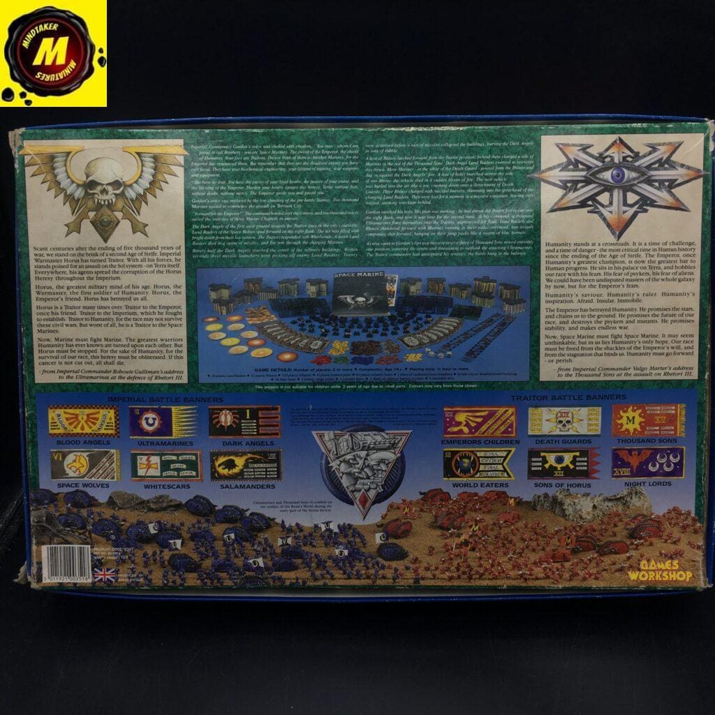 Space Marine (First Edition) (Partial) - #92493 - Mindtaker Miniatures