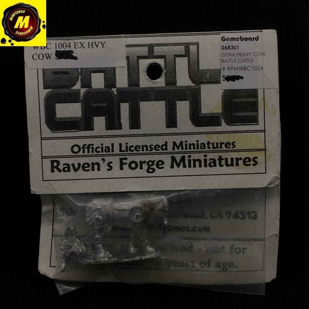 Battle Cattle - Extra Heavy Cow (WBC 1004) (NIB) - #100852 - Mindtaker ...