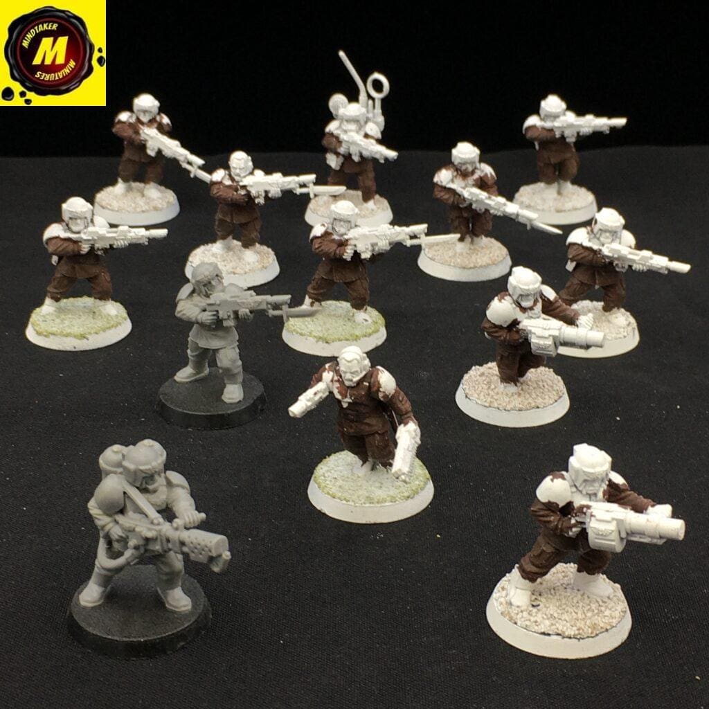 Cadian Shock Troops (Previous Sculpts) (x13) 2 - #116280 - Mindtaker Miniatures