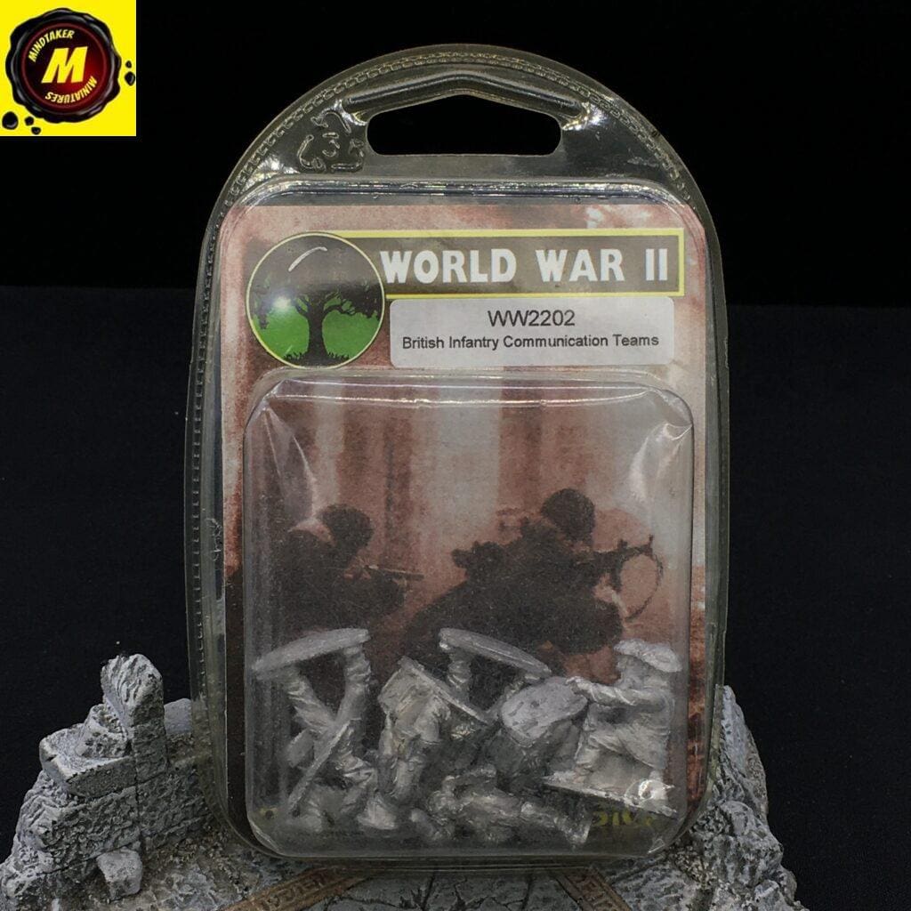 British Infantry Communication Team (2 Teams of 4) (WW2202) (NIB ...