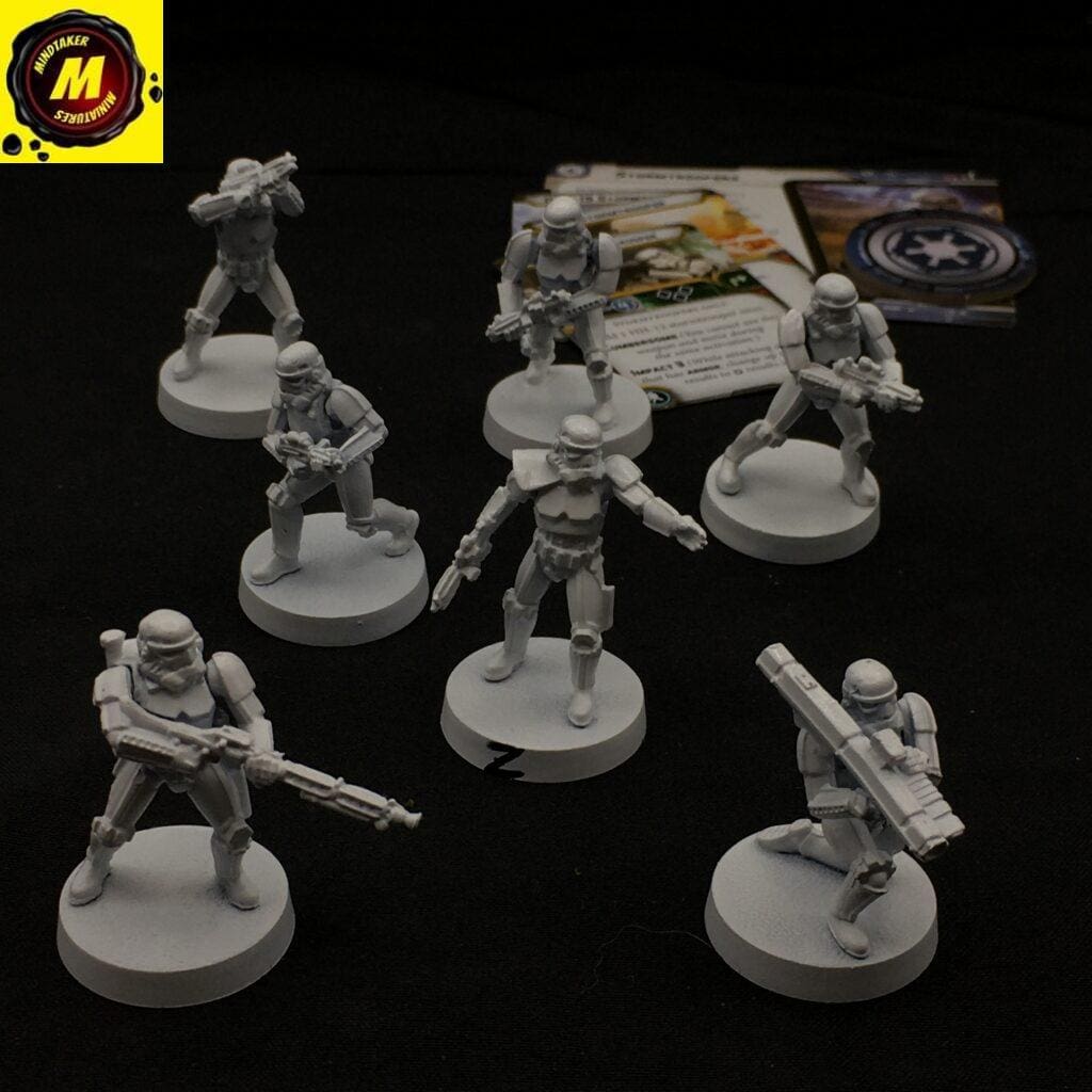 Stormtroopers (x7) - #134436 - Mindtaker Miniatures